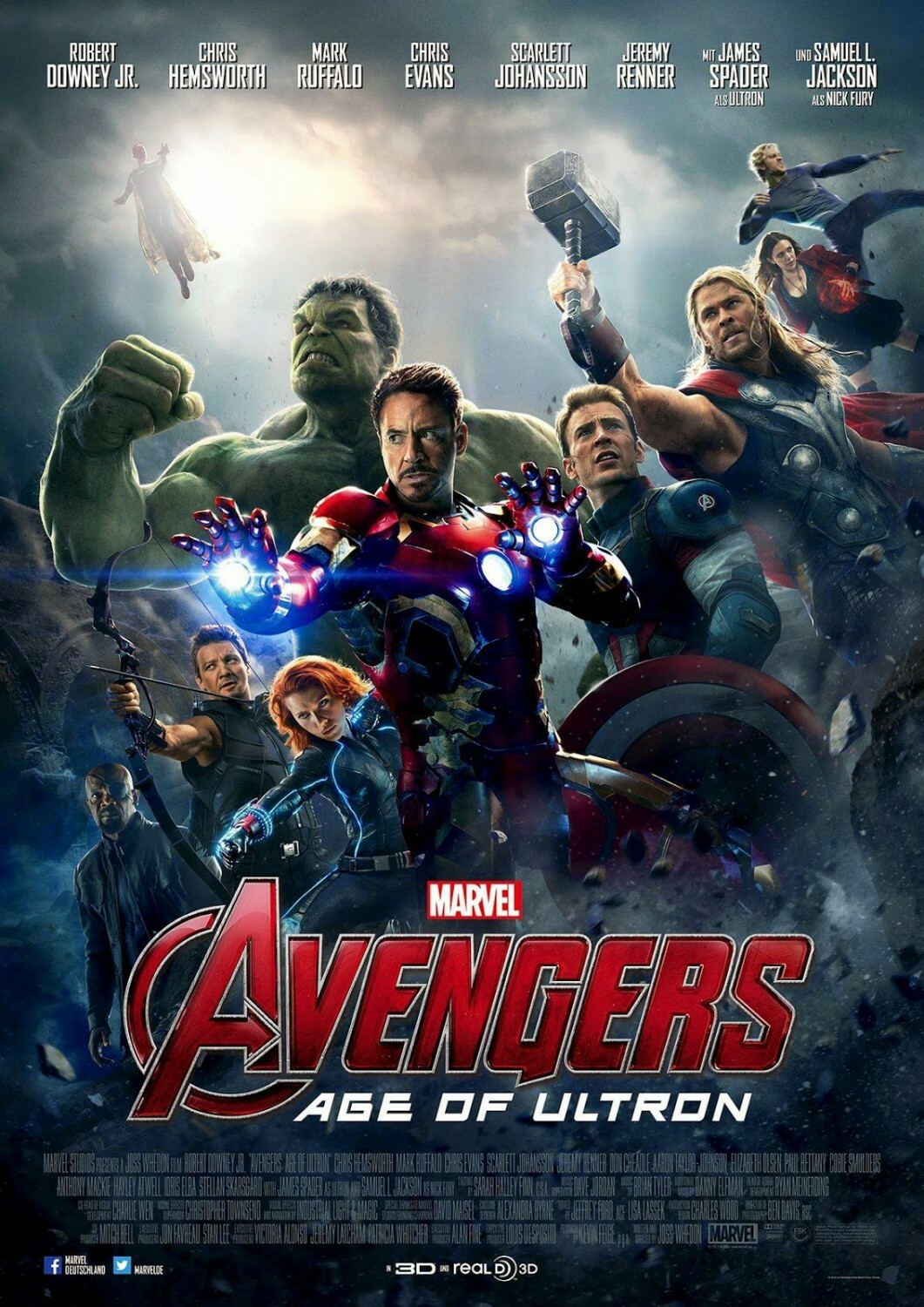Avengers Age Of Ultron Official Movie Poster