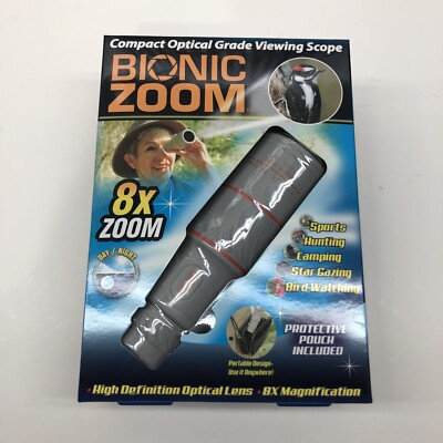 Compact Optical Grade Viewing Scope BIONIC ZOOM 8x Zoom As Seen on TV ...