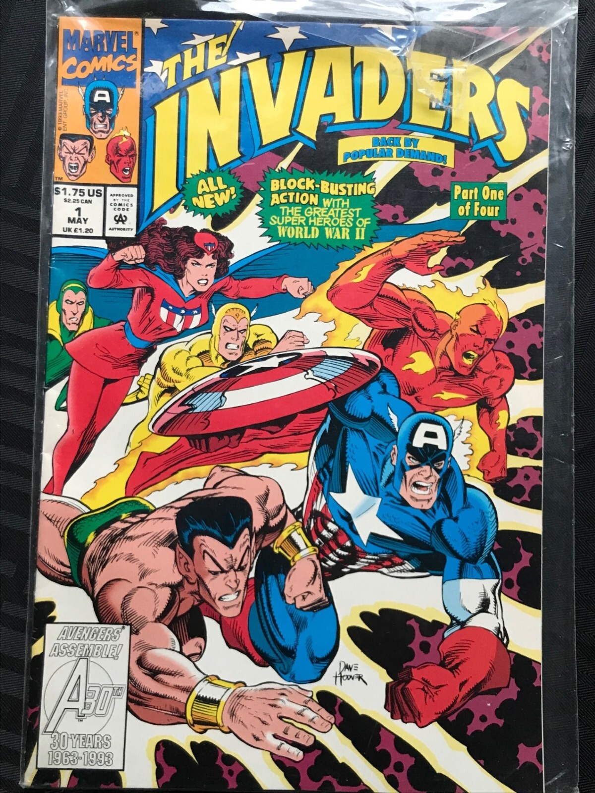 The Invaders #1, Marvel, 1993, Part 1 of 4, 30th Anniversary, Captain ...
