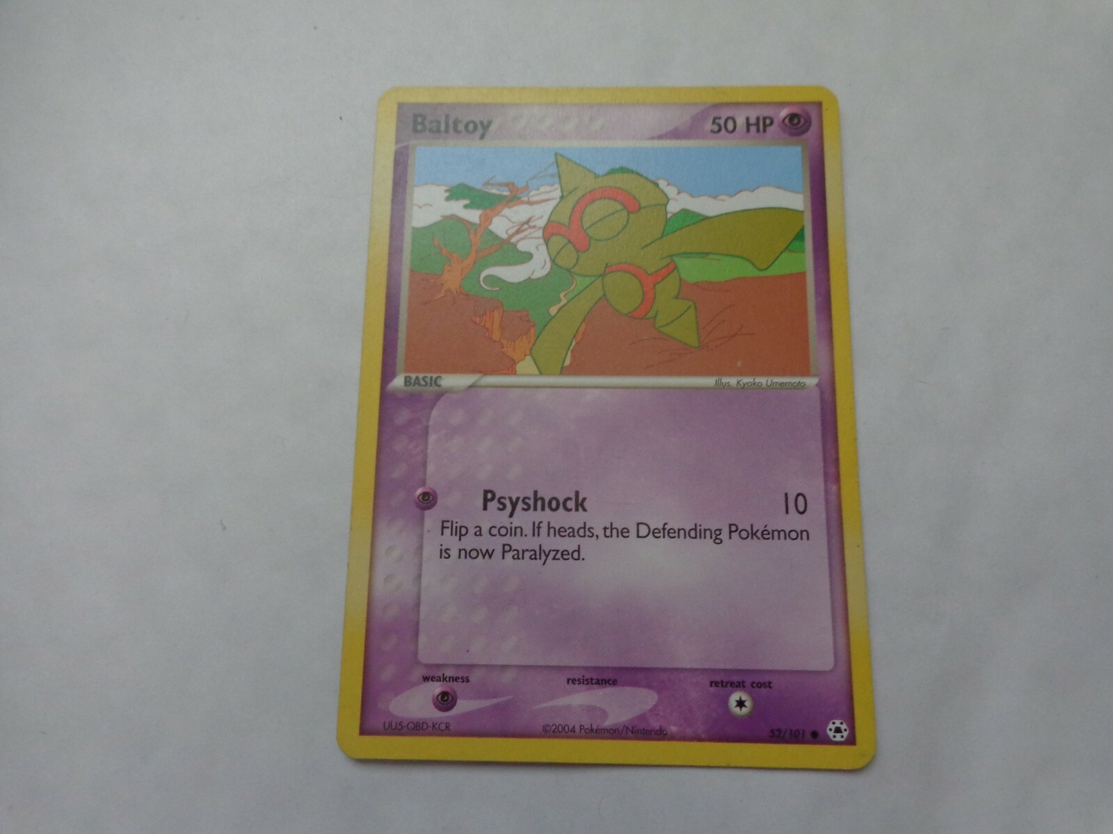 COMMON BALTOY 52/101 EX HIDDEN LEGENDS SET POKEMON CARD | eBay