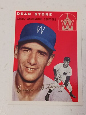 Dean Stone Washington Senators 1994 Topps Archives 1954 Gold Card #114 ...