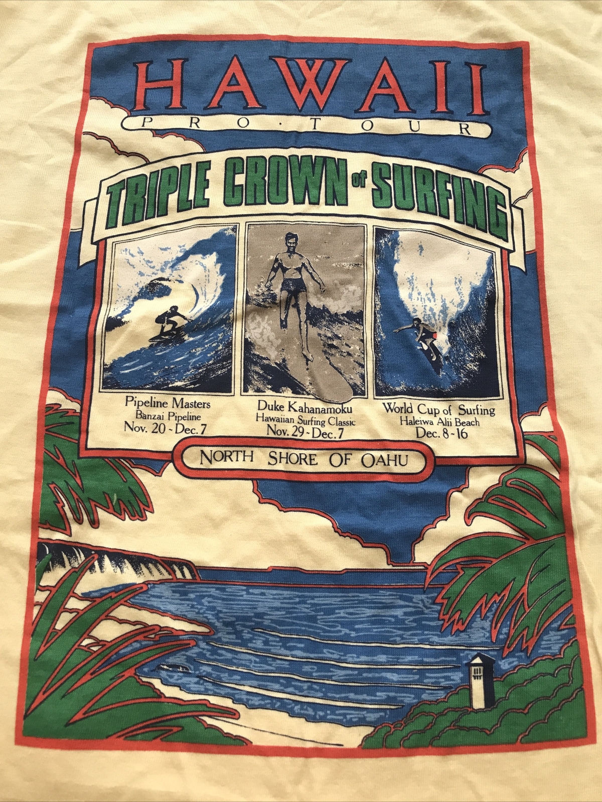 VINTAGE HAWAII TRIPLE CROWN OF SURFING 1983 NORTH SHO… - Gem
