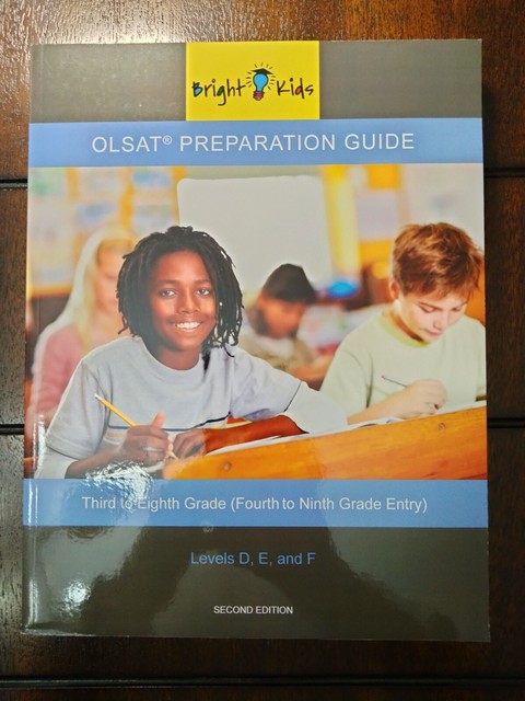 OLSAT Preparation Guide for Third to Eighth Grade (Levels D-F) by ...