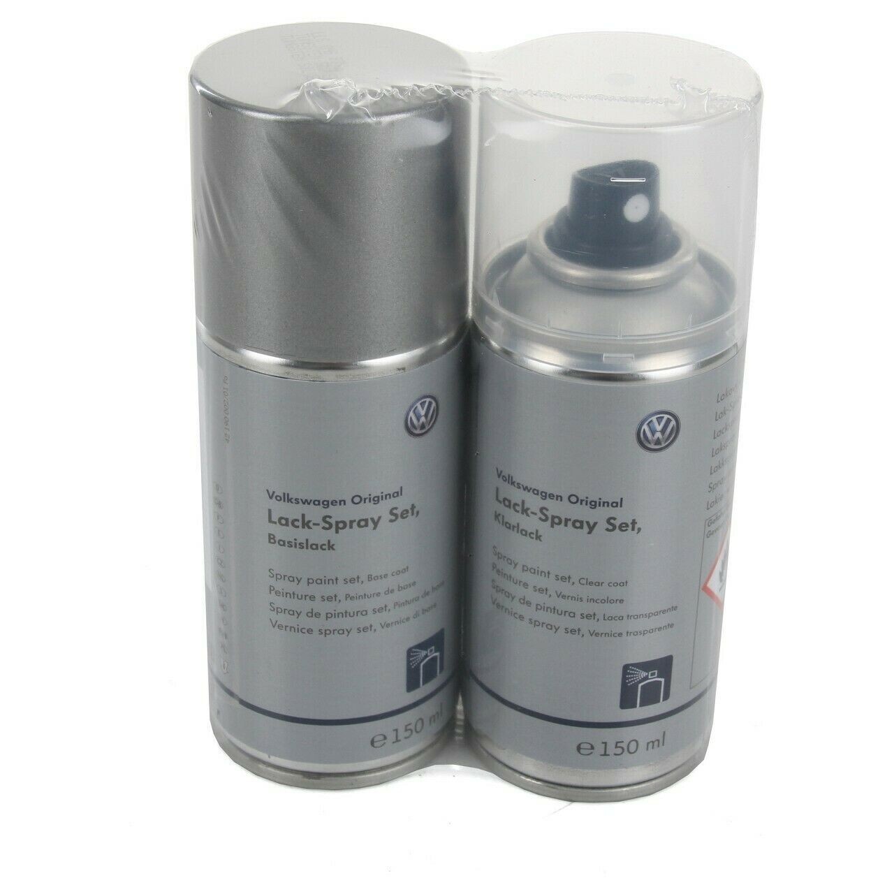 VW AUDI TUNGSTEN Spray Paint Kit Silver Metallic LB7W LLS0M6B7W Genuine ...