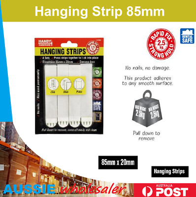 4 Sets Hanging Strip Large Poster Strips Hanging & Mounting Picture ...