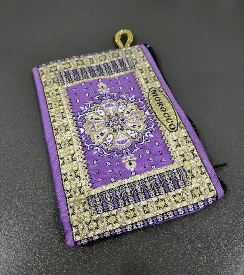 Morocco Coin Purse Ethnic woven Carpet Design arabic Bag Bohemian ...