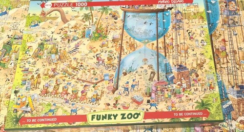 Funky Zoo Desert Habitat HEYE 1000 JIGSAW PUZZLES Complete RARE | eBay UK