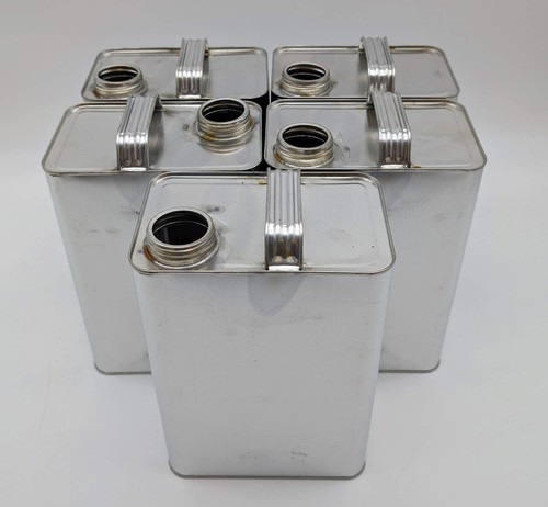 1 Gallon F Style Metal Cans Tin Coated Steel 1.75" Lid 1900T15 NO CAPS ...