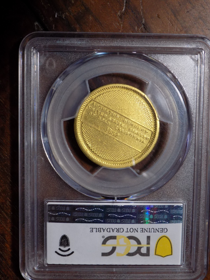 1852 Gold $10 Augustus Humbert, US Assayer of Gold California - PCGS XF ...