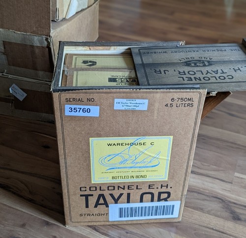 Rare EH Taylor Wooden Commemorative Box warehouse C limited edition | eBay