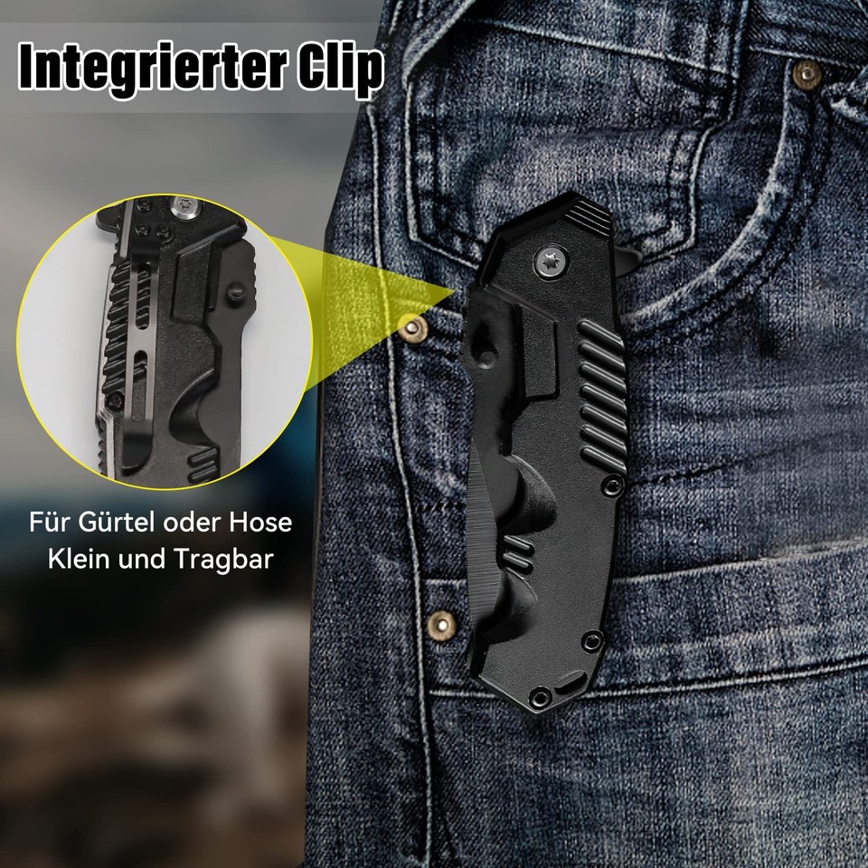 folding knife pocket knife Spring open Assist survival hunting tactical ...