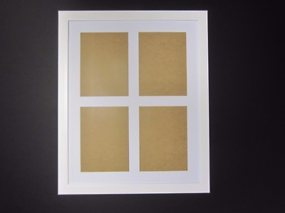White Multi Aperture 14"x18" Picture Photo Frame Holds 5"x7" Photos | eBay