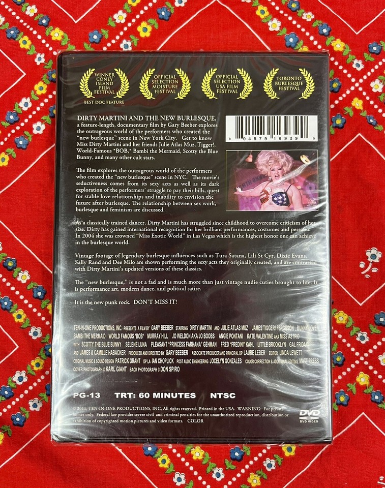 2011 Rare Sealed DVD Dirty Martini and The New Burlesque Gary Beeber | eBay UK