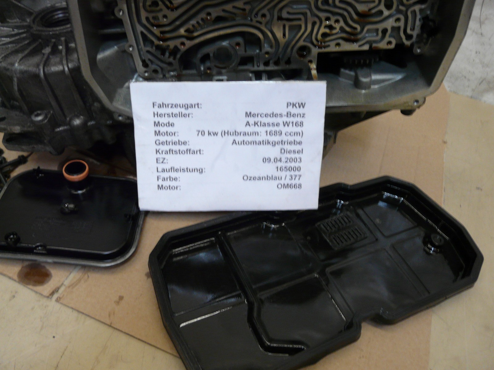 Mercedes Benz A170 W 168 70 Kw Bj. 2003 Getriebe Automatikgetriebe ...