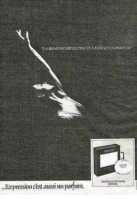 PUBLICITE ADVERTISING 114 1980 JACQUES FATH parum EXPRESSION | eBay