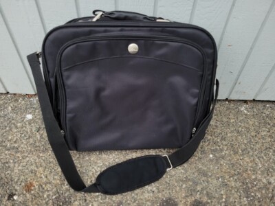 Dell Laptop Case Bag Over The Shoulder Strap Black Used | eBay