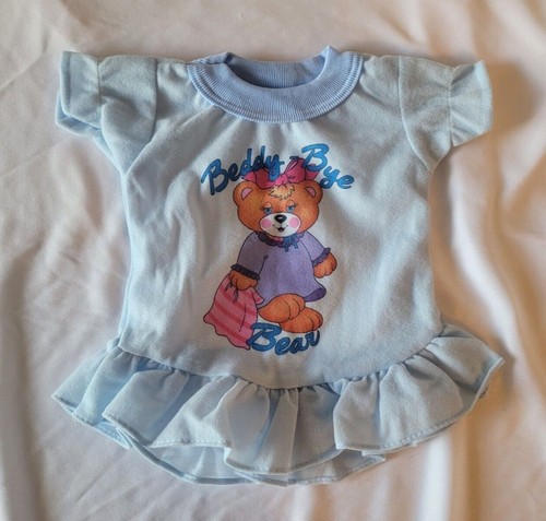 Vintage No Brand Toy Doll Fits Cabbage Patch Dolls Beddy Bye Bear Top ...