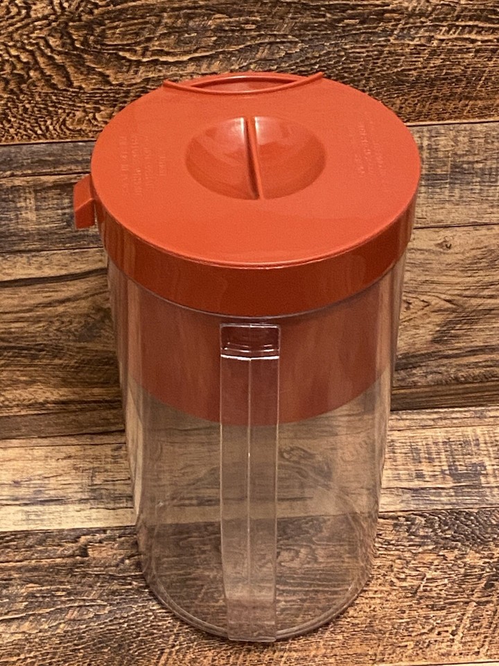 Mr. Coffee Iced Tea TM1 Replacement 2 Qt Pitcher W/ Red Lid And Brew ...