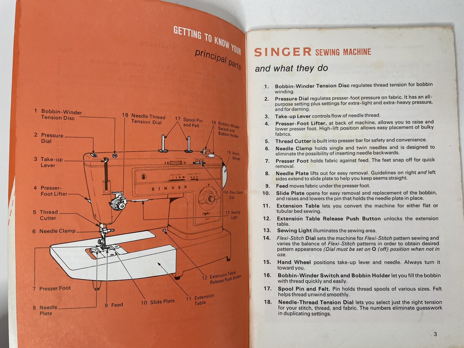1976 Singer Model 533 Stylist Free Arm Zig-Zag Sewing Machine ...