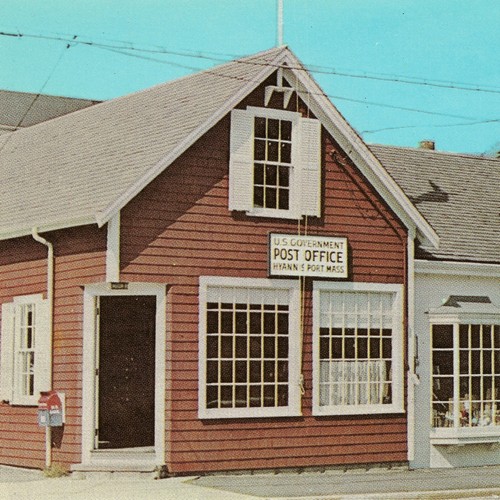 Hyannis Port MA Post Office and Souvenir Shop Cape Cod - 1964 Postcard ...