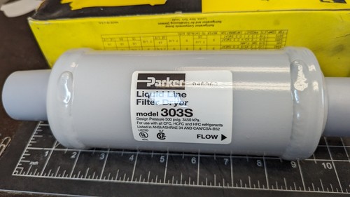 Parker 303S 3/8” ODF Solder Liquid Line Filter Drier NOS 5 Ton NOS [A6 ...