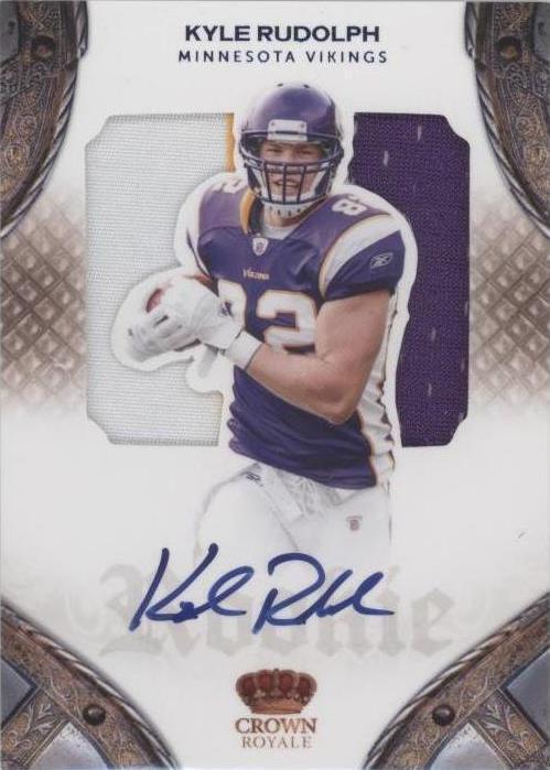 2011 Panini Crown Royale - Rookie Silhouette Signatures Kyle Rudolph ...