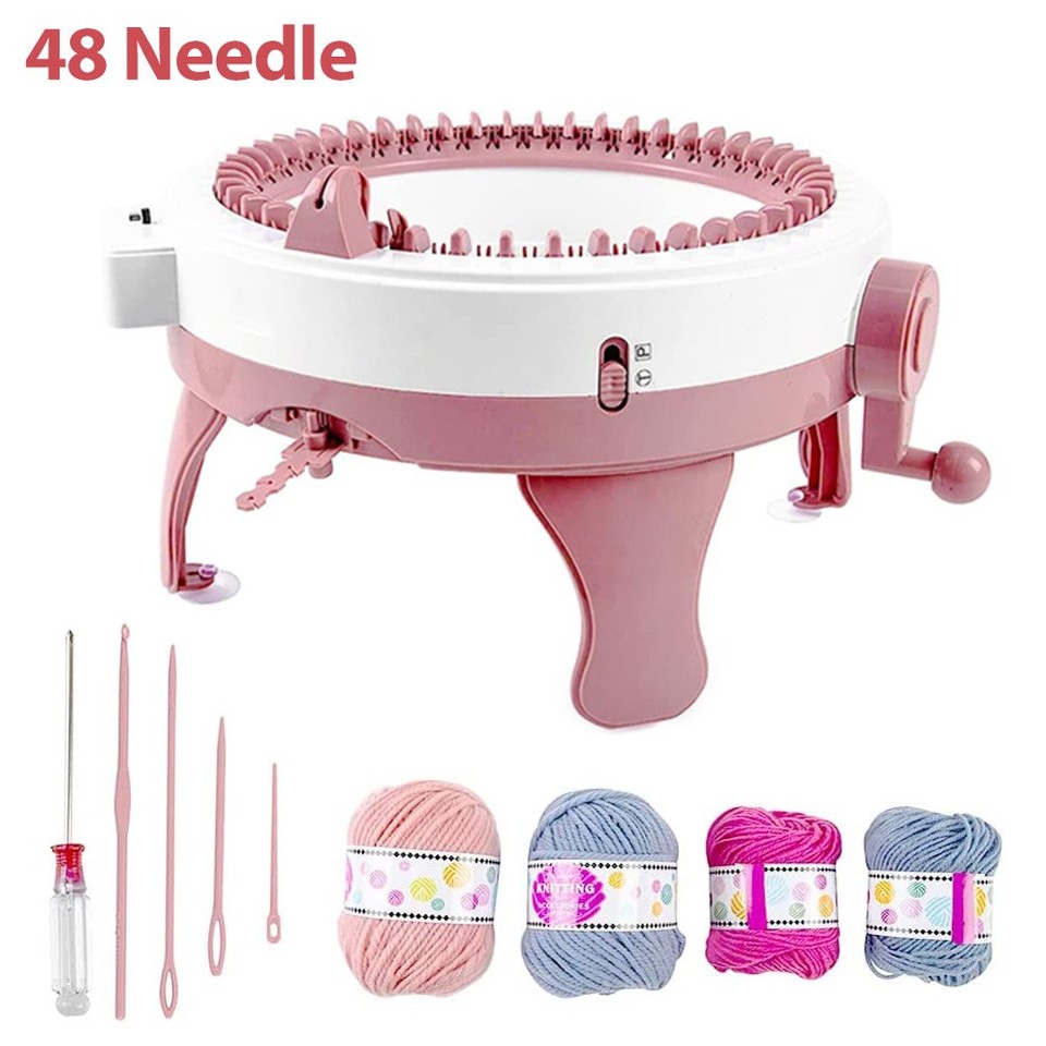 Knitting Machine,Needles Smart Weaving Loom Round Spinning Crochet ...