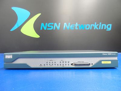 Cisco 1803 V02 CISCO1803/K9 9-Port 10/100 Wired Router NO RACK EARS ...