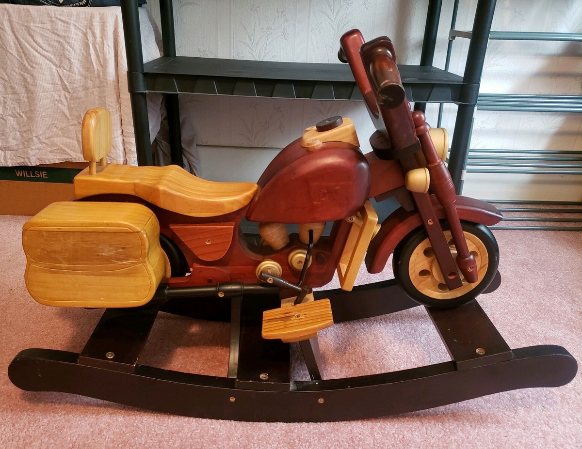 Wooden Motorcycle Rocker