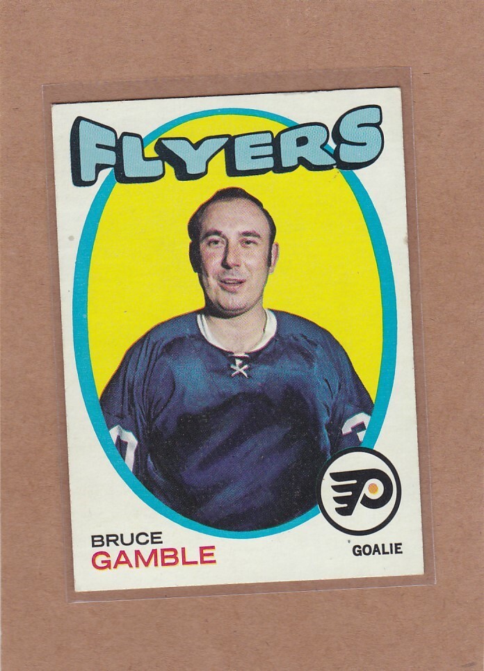1971-72 TOPPS HOCKEY BRUCE GAMBLE #104 FLYERS EX+ *A19099 | eBay