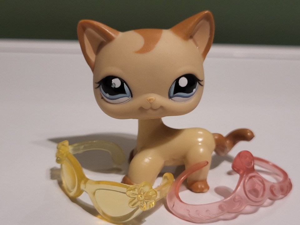 SCENE LPS #1022 #1023 #1024 LITTLEST PETSHOP ORIGINAL DOG CAT FLAMINGO ...