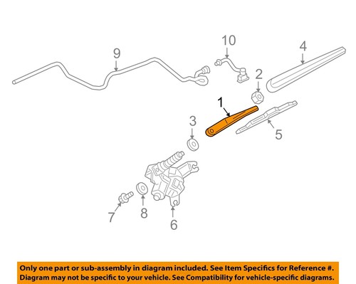 2018-2021 EQUINOX TERRAIN REAR WINDOW WIPER ARM NEW GM # 22894224 | eBay