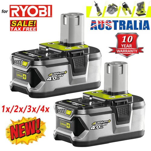 2X 18V For RYOBI RB1840C P108 RB18L13 9.0Ah Lithium Battery/Charger | eBay
