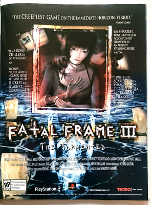 RARE! 2005 FATAL FRAME III The Tormented PlayStation 2 Video Game ...