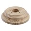 Round Wood Pine Plinth 112 & 135mm Dia. Rose Surface Pattress Ceiling ...