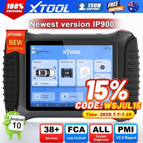 XTOOL IP900 OBD2 Full System Diagnostic Tool FCA ECU Coding ...
