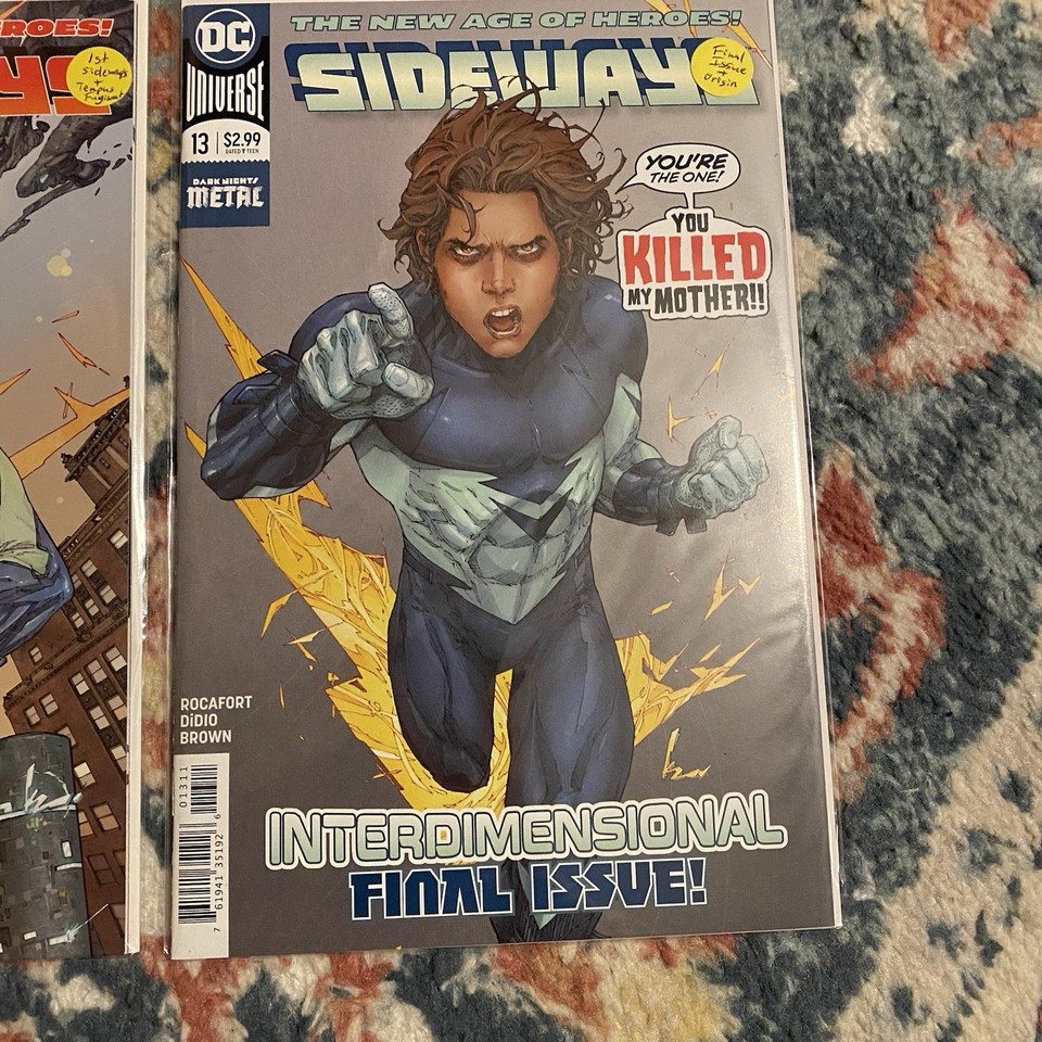 SIDEWAYS #1 & #13 1st APPEARANCE OF SIDEWAYS FIRST PRINT DC COMICS 2018 ...