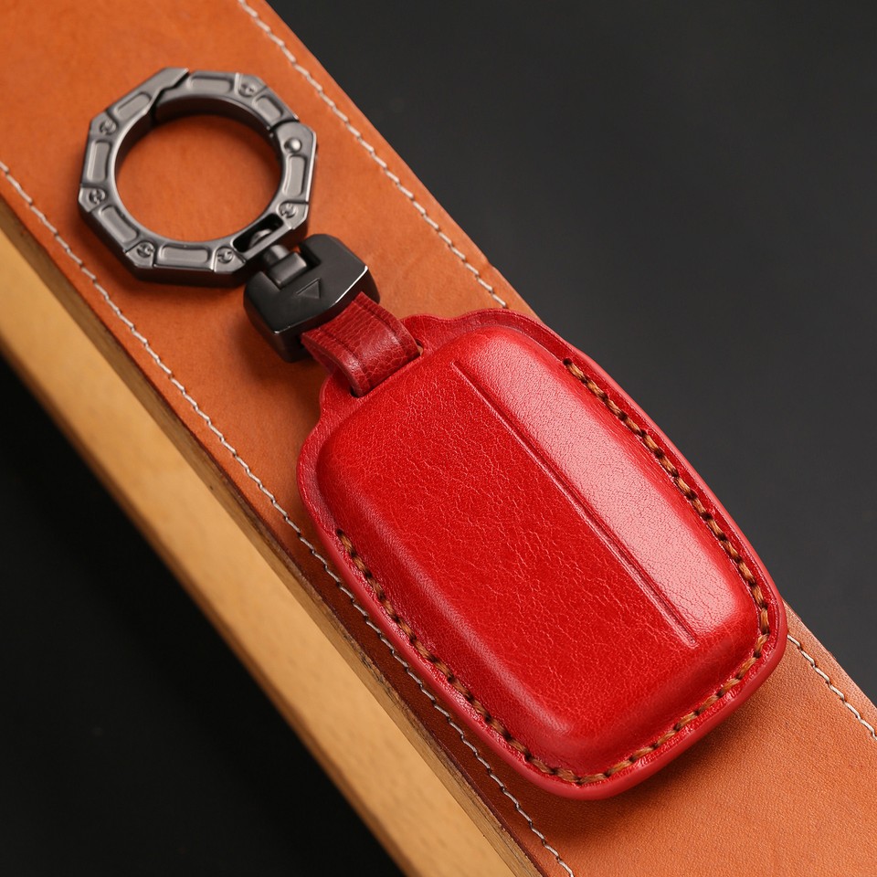 Real Leather Car Key Case Cover For Land Rover Range Rover Discovery ...