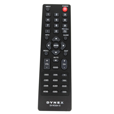 New DX-RC02A-12 Remote For DYNEX LCD TV DX-26L100A13 DX-37L130A11 DX ...