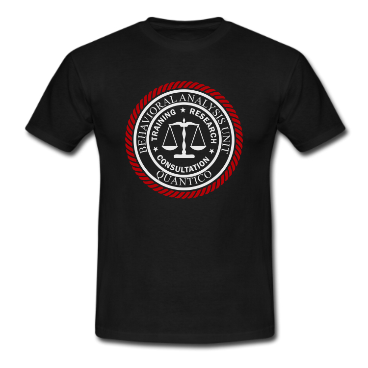 FBI BAU Behavioral Analysis Unit Team Logo Criminal Minds TV T-shirt ...