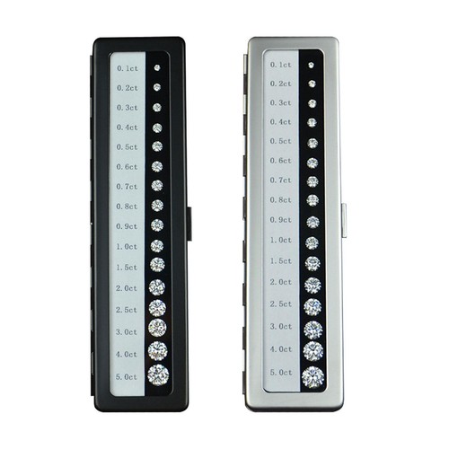 Diamond color scale, master cubic zirconia size reference, specially ...