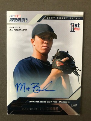 Minnesota Twins MATTHEW BASHORE autographed 2009 TriStar - Certified | eBay