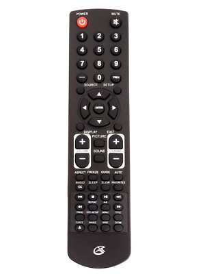 Original GPX TV Remote Control REM-TDE2484 , TDE1384B , TDE2482B ...