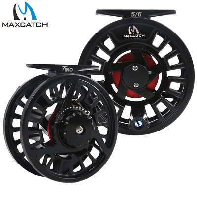 Maxcatch Tino Fly Fishing Reel 3/4, 5/6, 7/8 Weight Large Arbor Trout ...