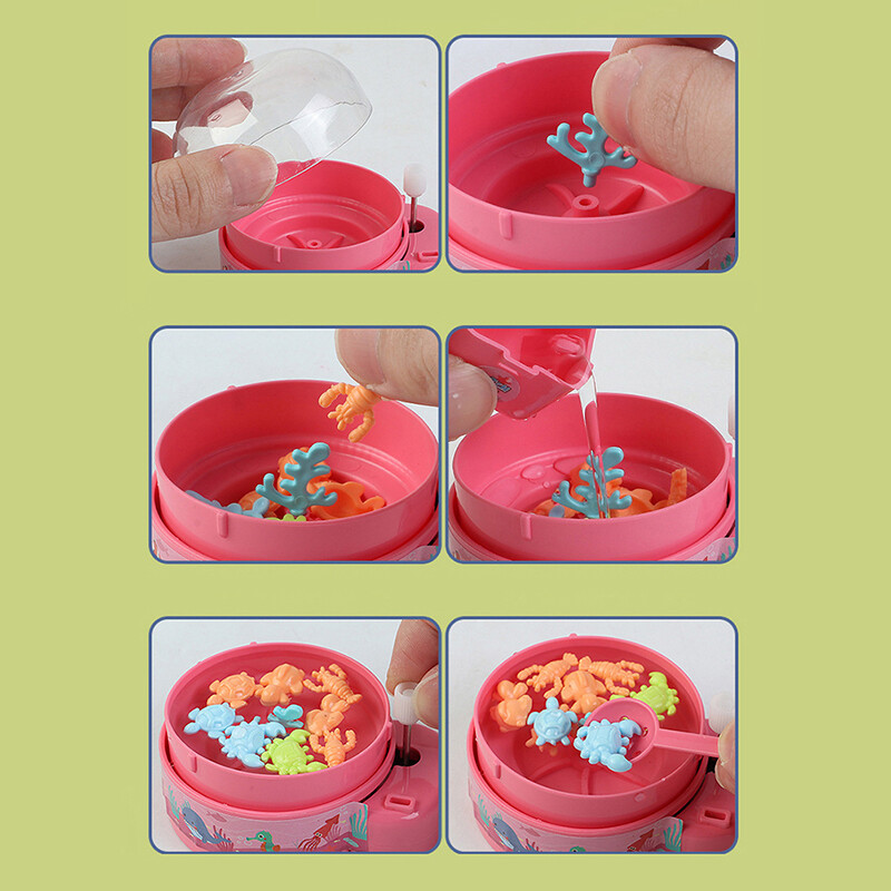 Mini Fishing Gashapon Game Machine Toys Children's Parent-Child ...