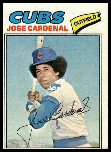 1977 Topps #610 Jose Cardenal Chicago Cubs Baseball Card | eBay