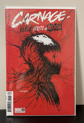 Carnage Black White And Blood #1 Pat Gleason Exclusive Webhead Variant ...