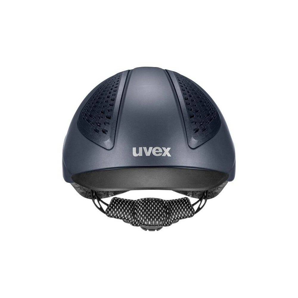 Uvex EXXENTIAL II Riding Helmet Adjustable Hat Black/Blue/Mocca/Grey ...