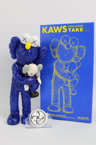 KAWS Take Vinyl Figure blue | eBay