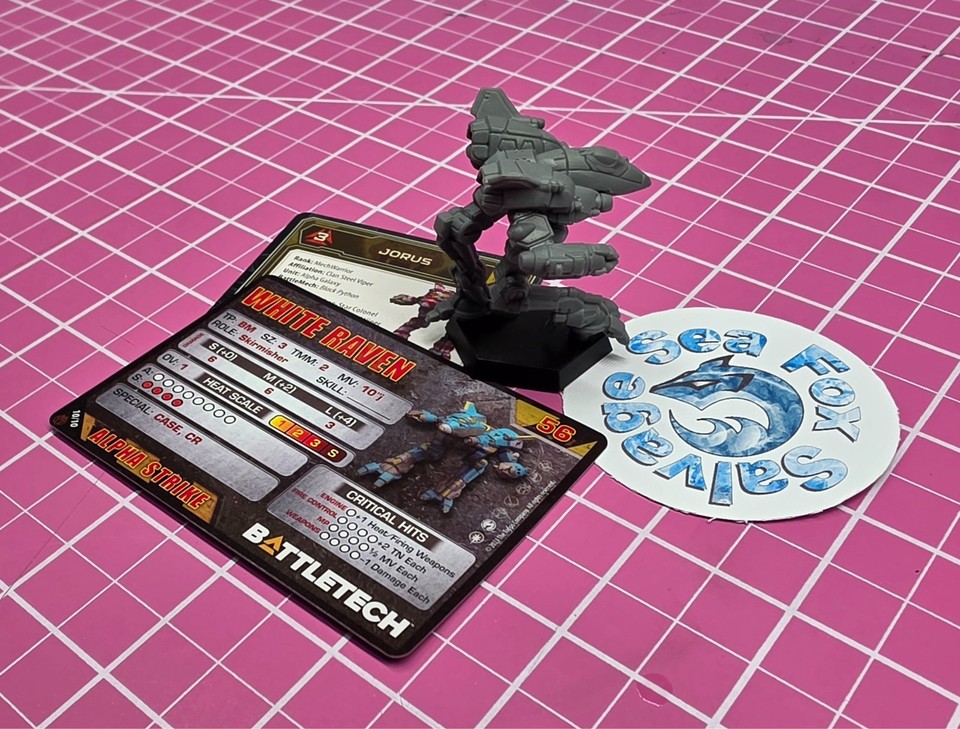 BattleTech Viper / Black Python / White Raven Mech - Clan Cavalry Star ...